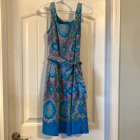 Talbots | Dresses | Talbots Printed Sun Dress | Poshmark